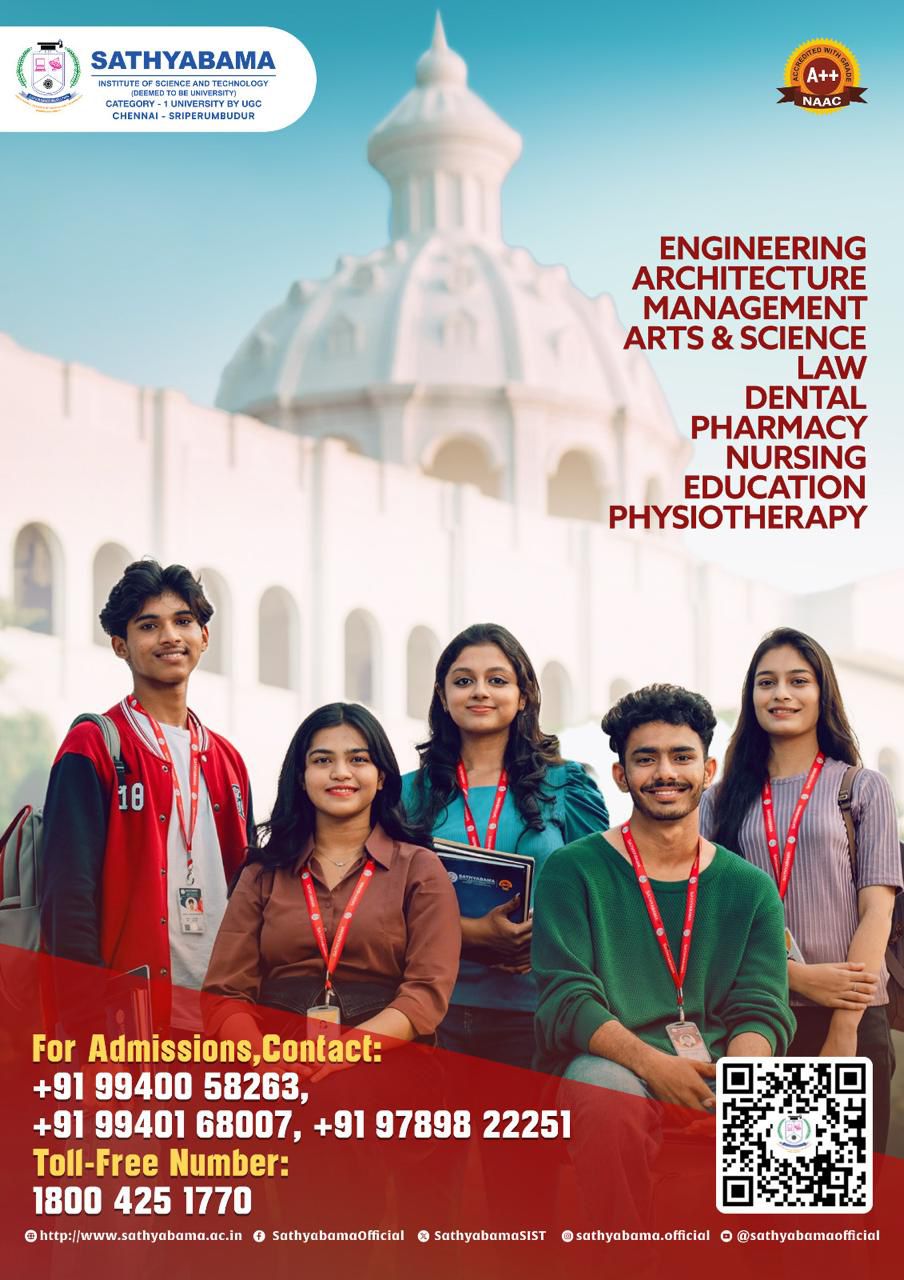 Home | Sathyabama Institute of Science and Technology (Deemed to be ...