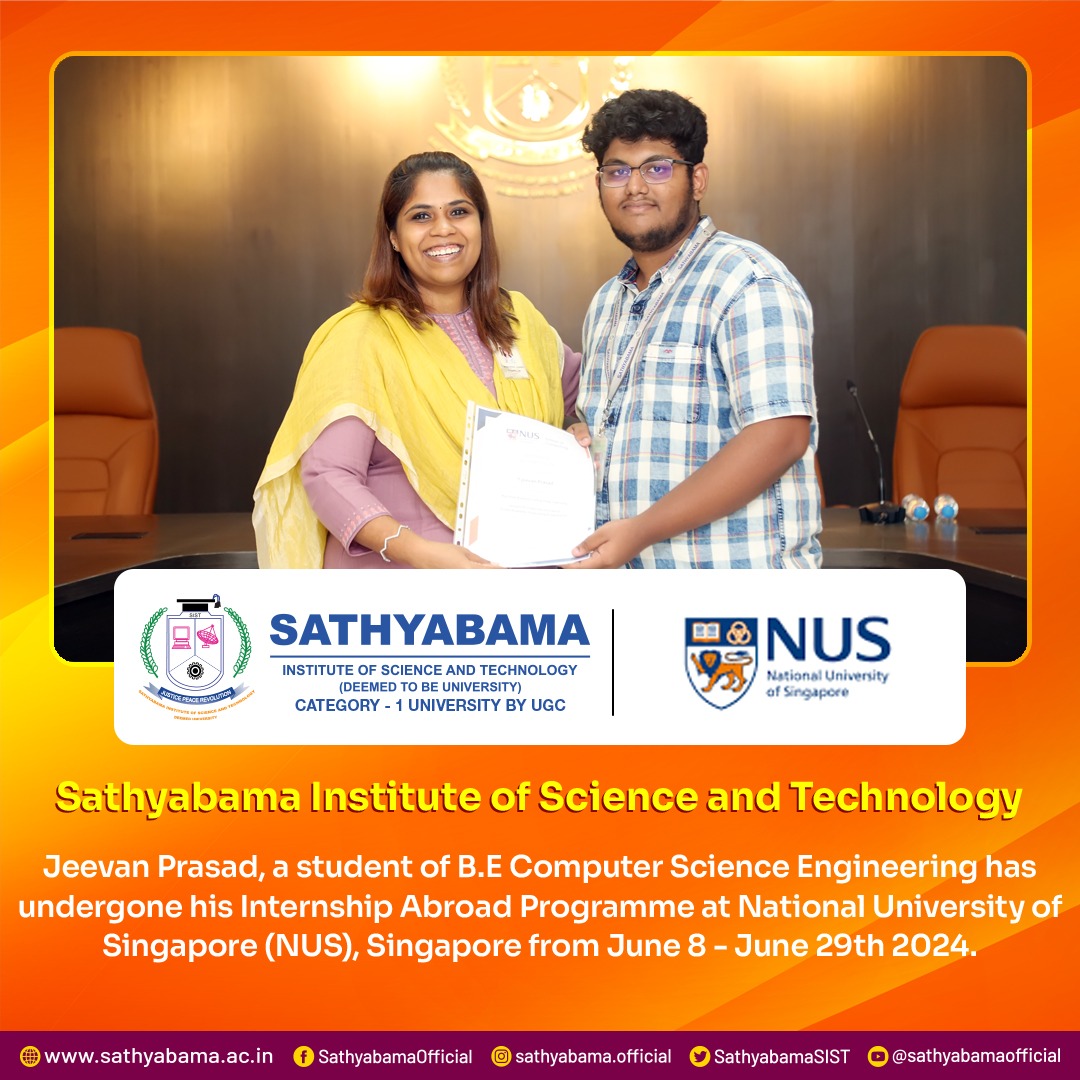 Student @ Campus Life | Sathyabama Institute of Science and Technology ...