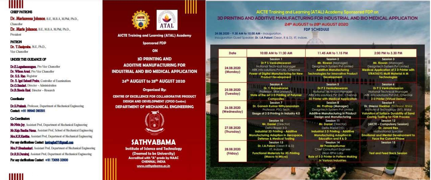 School of Mechanical | Sathyabama Institute of Science and Technology ...