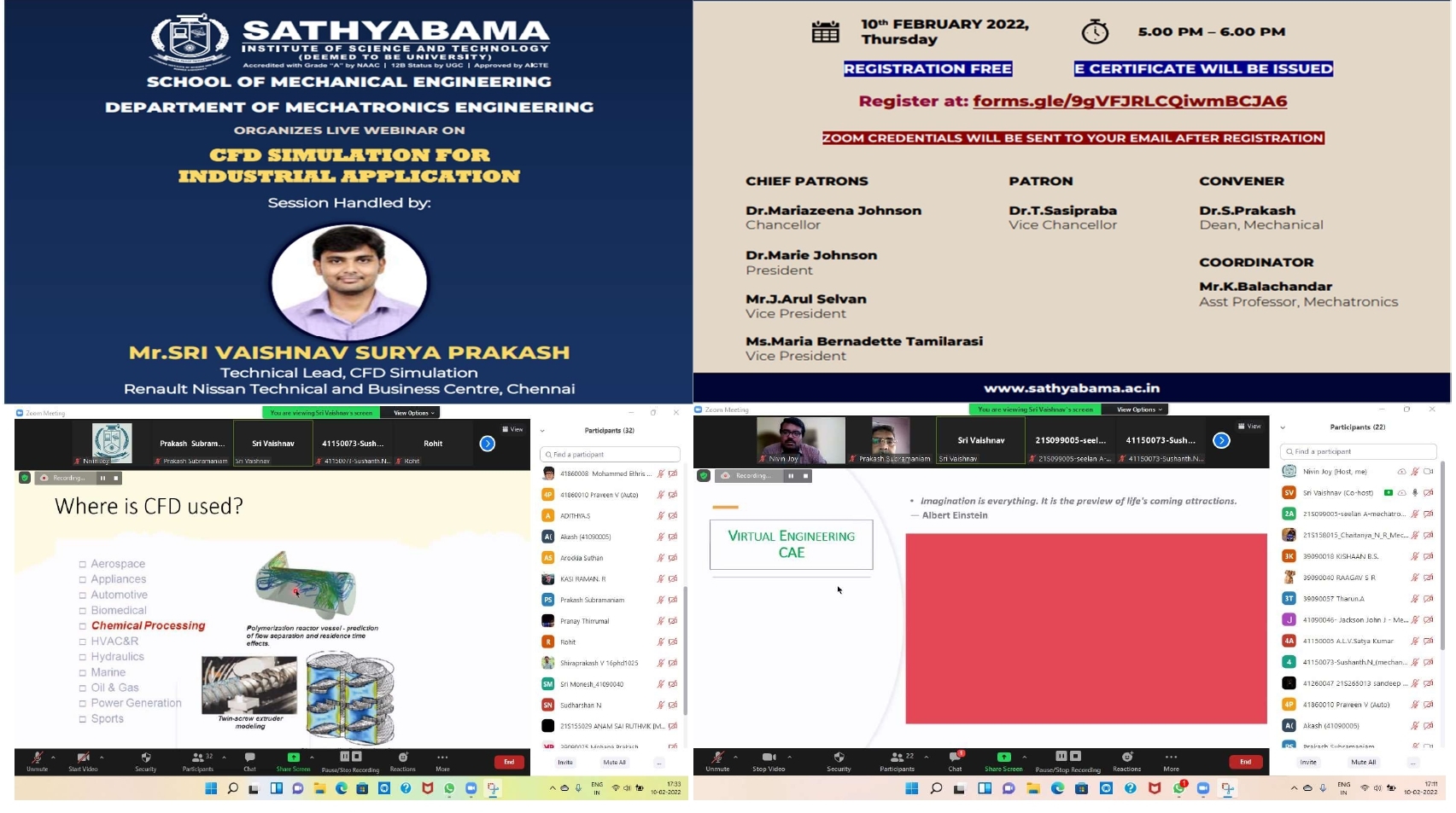 School of Mechanical | Sathyabama Institute of Science and Technology ...