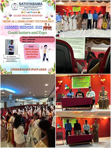 Medical Laboratory Technology | Sathyabama Institute of Science and ...