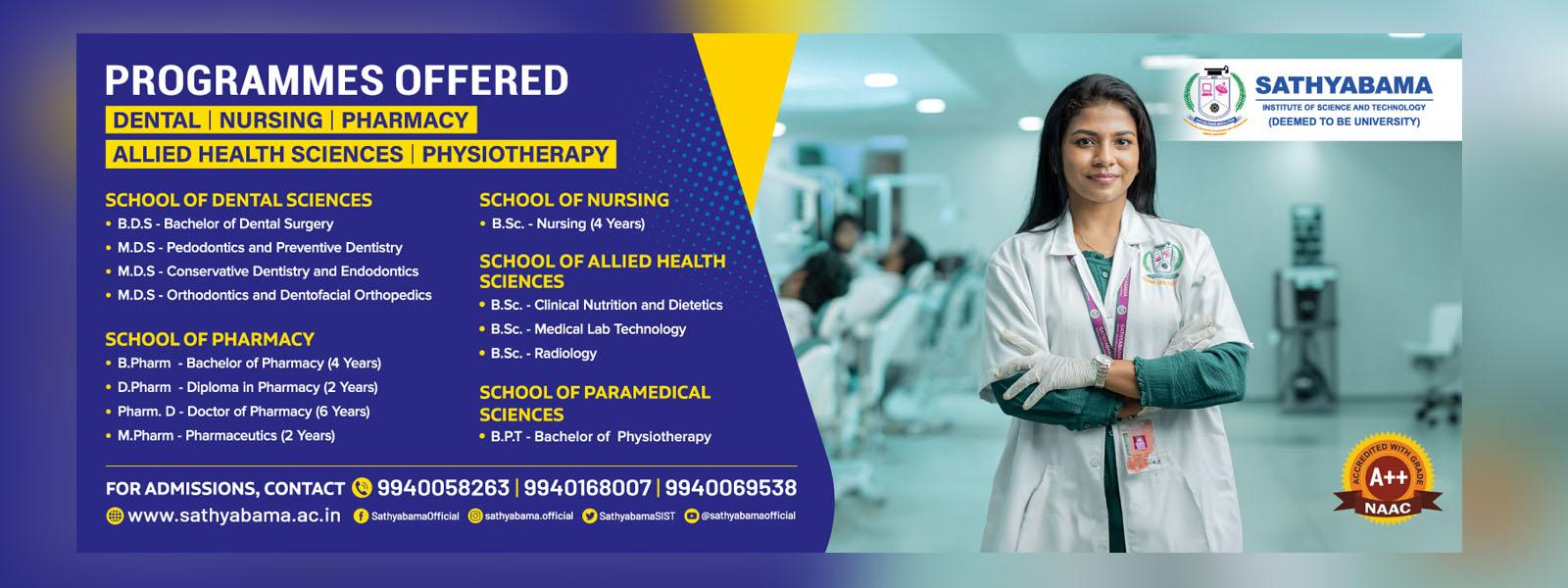 Home | Sathyabama Institute of Science and Technology (Deemed to be ...
